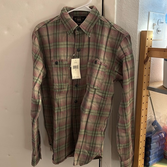 Ralph Lauren Double RL | Shirts | Rrl Ralph Lauren Double R L Brand New Shirt Long Sleeve Button ...